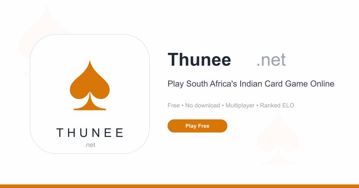 Thunee.net — Play the Thunee Card Game Online Free | South African ...